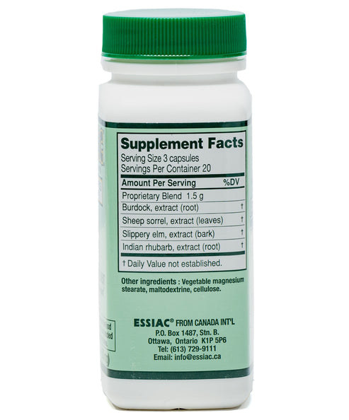 Essiac Capsules: Traditional Herbal Formula for Health Well Being ...